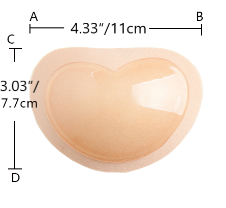 High Quality Silicone Bra Pads Push Up Breast Pads Washable Sponge Bra ...